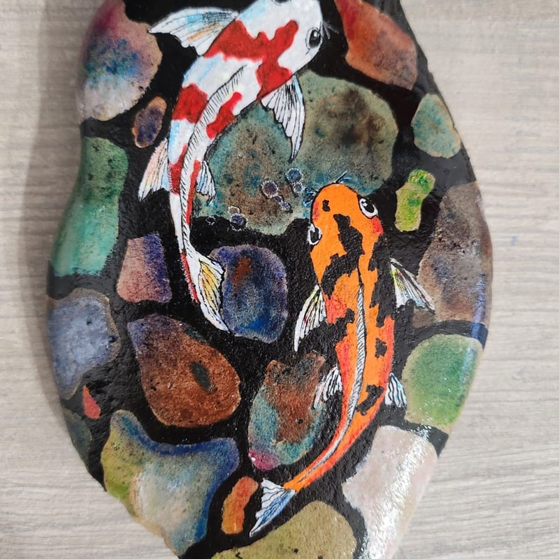 Black Carp Stone - Etsy
