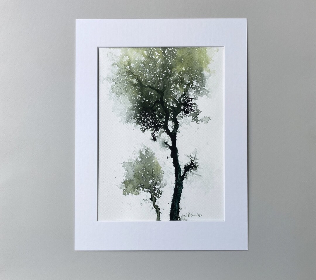 Original Painting Tree IV Semi-abstract Nature Wall Art - Etsy