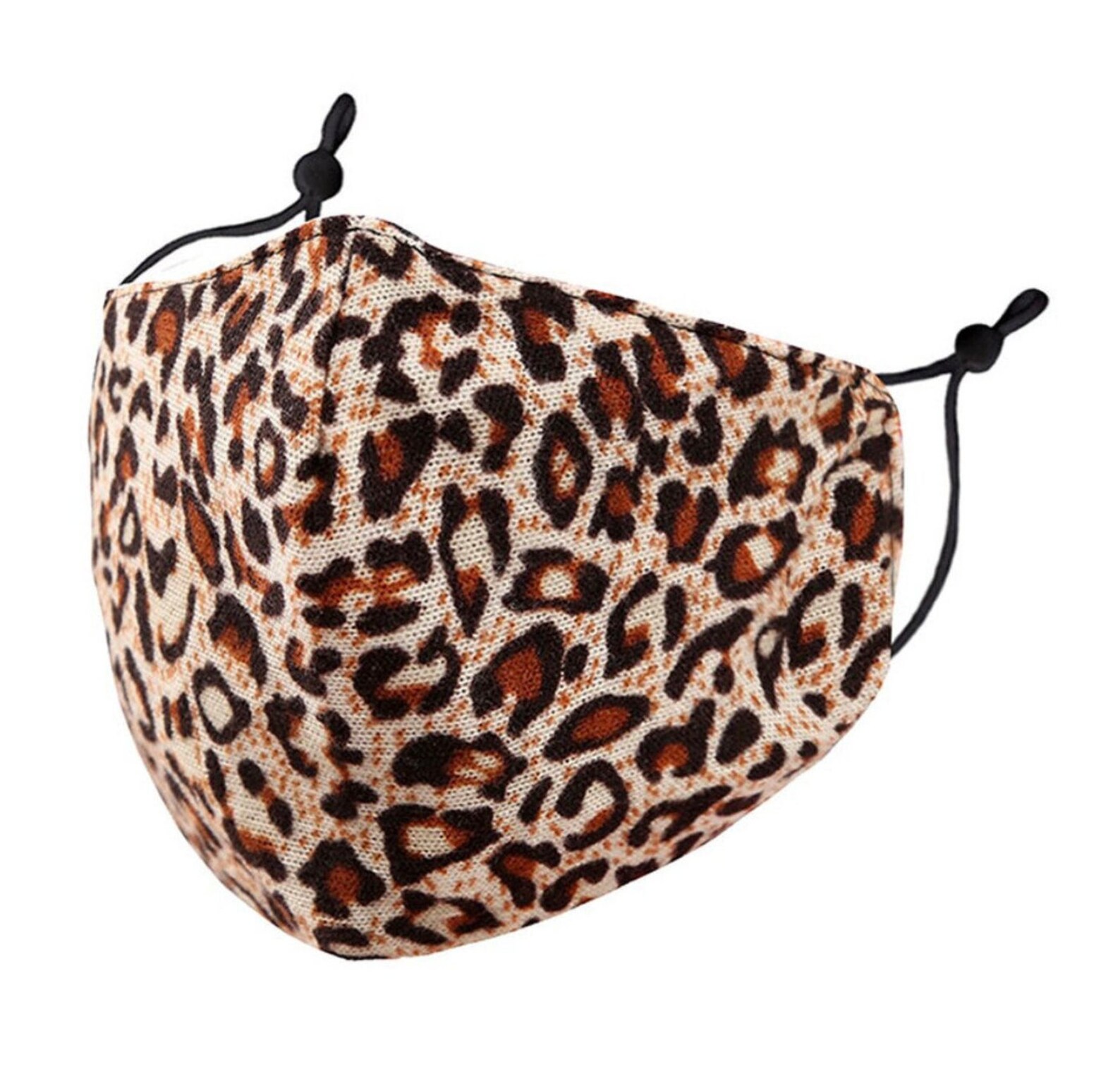 Leopard Print Face Mask 100% Cotton Reusable Washable Cotton - Etsy