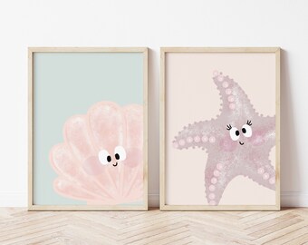 Kids Ocean Wall Art | Etsy