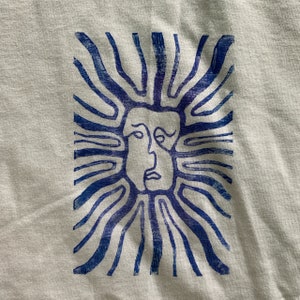 Abstract Face T-shirt - Etsy