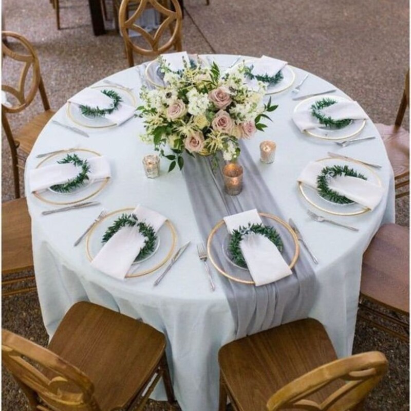 Round Linen Tablecloth - Etsy