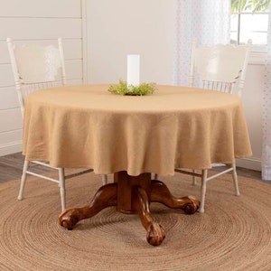 Jute Tablecloth - Etsy