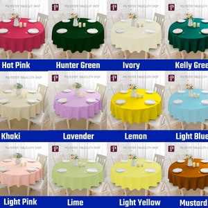 Home Decoration Elegant Round Linen Tablecloth for Coffee Tables and ...