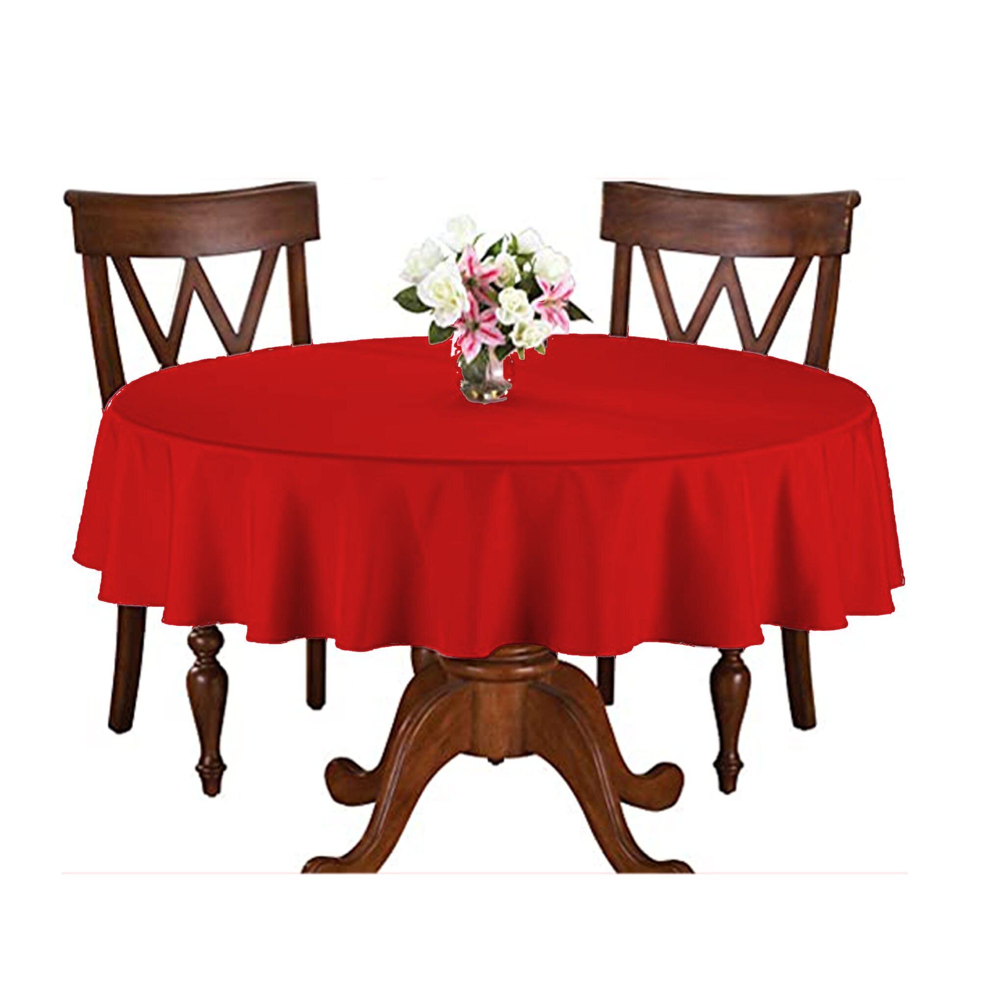 64 Polyester Round Tablecloth Washable Linens Living - Etsy