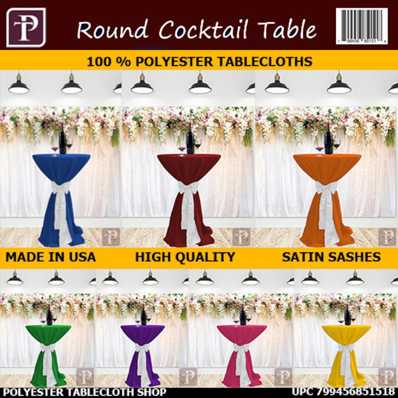 Cocktail Table Tablecloth - Etsy