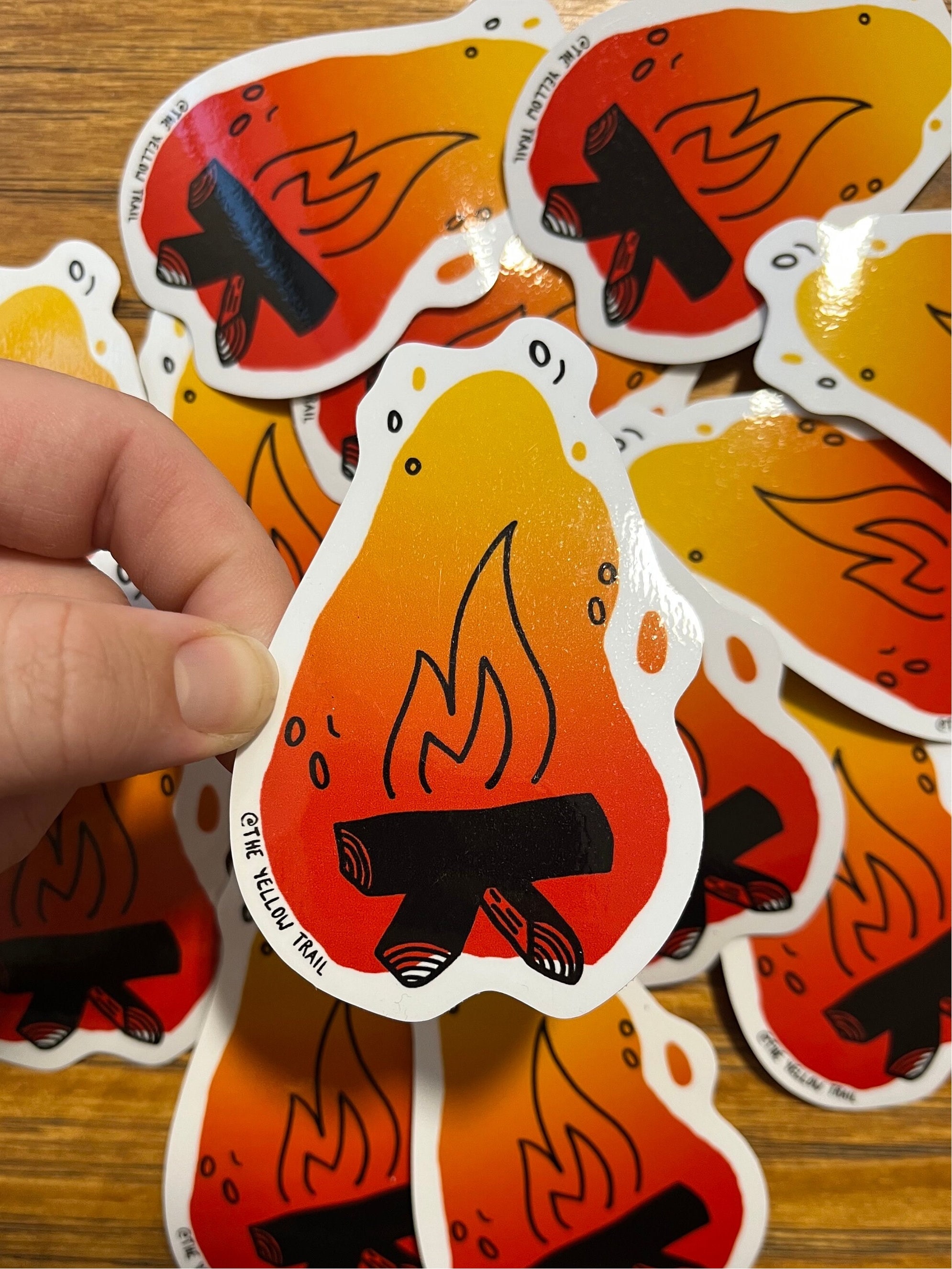 Crackle Print Sticker - Etsy