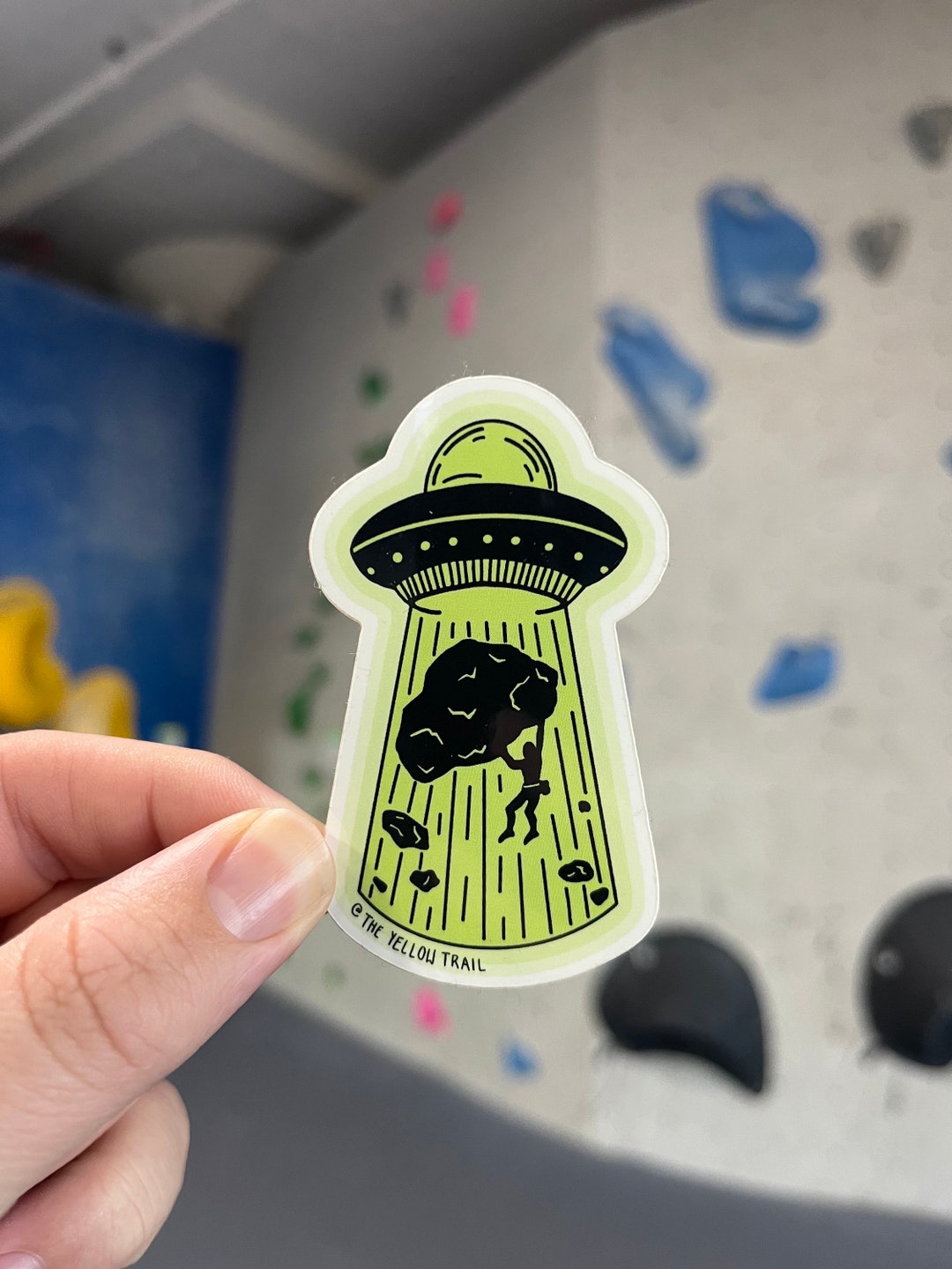 Alien’s Are Getting Boulder Print Sticker - Etsy
