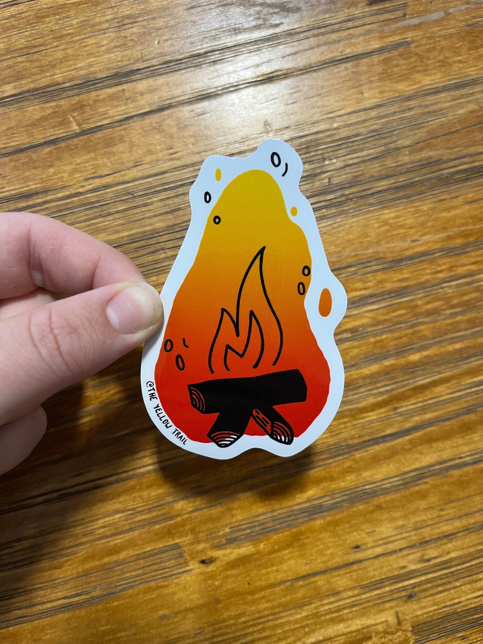 Crackle Print Sticker - Etsy