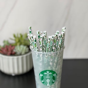 Cactus Straw for Starbucks Tumbler Desert Straw Succulent - Etsy