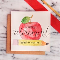 Retirement Advice Cards, Teacher Retirement Printable Template ...