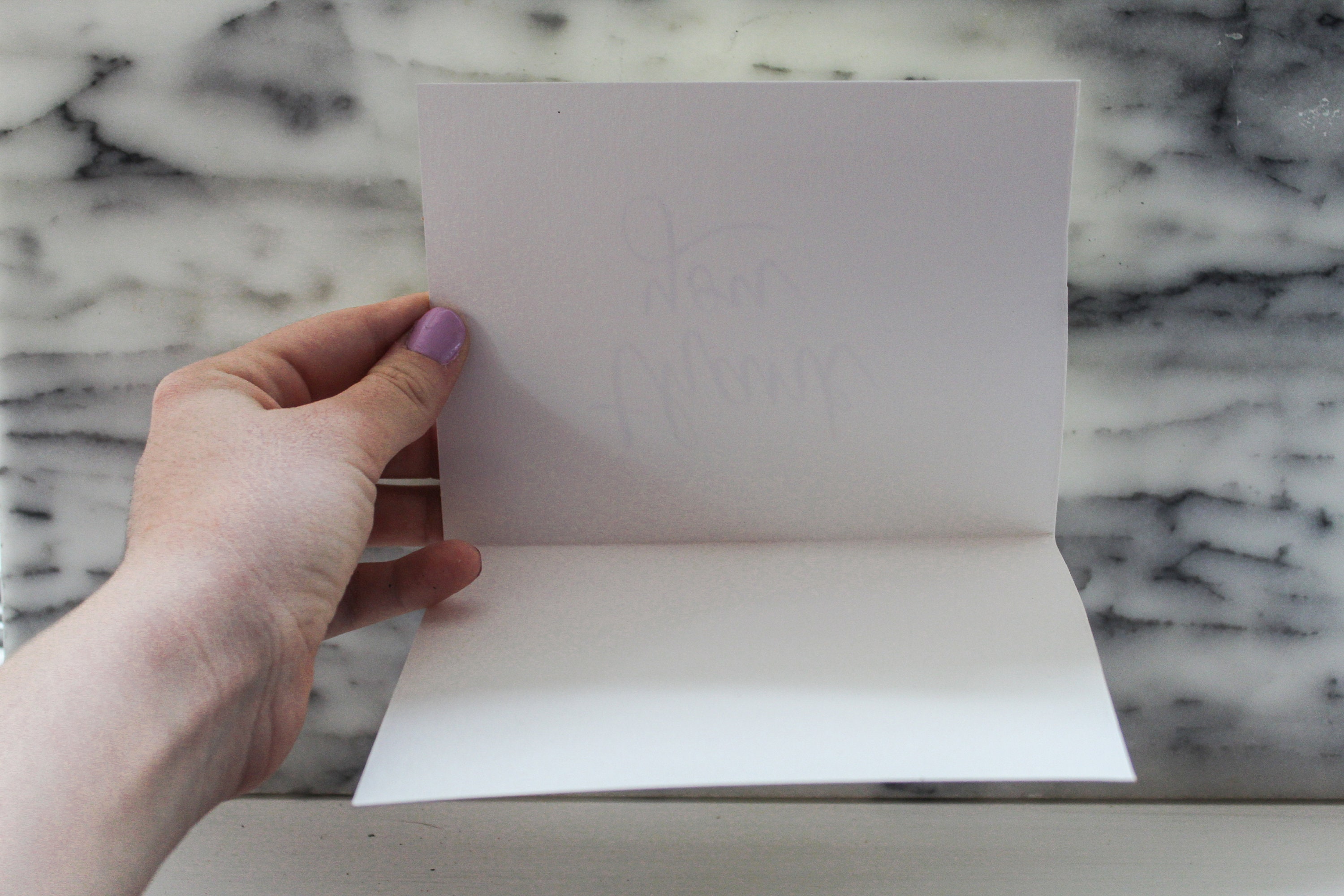 Watercolor Hand Painted Hand Lettered Christmas Gift Thank You Cards ...
