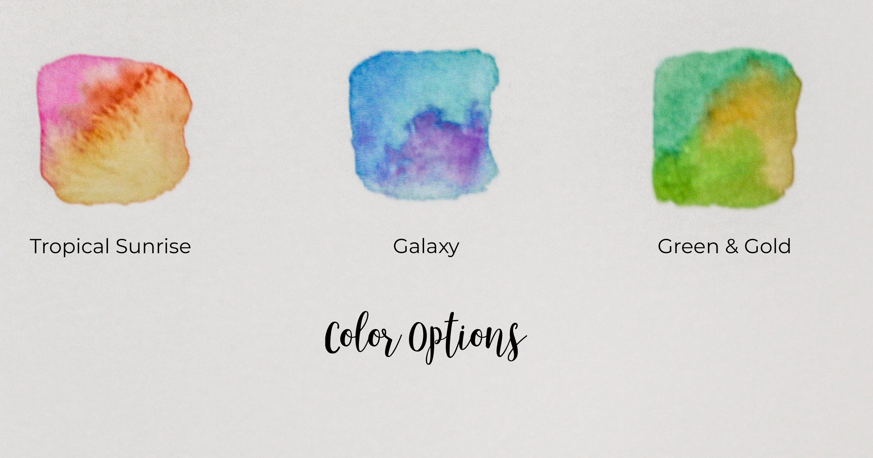 Custom Message Watercolor Background Hand Lettered Greeting Card - Etsy