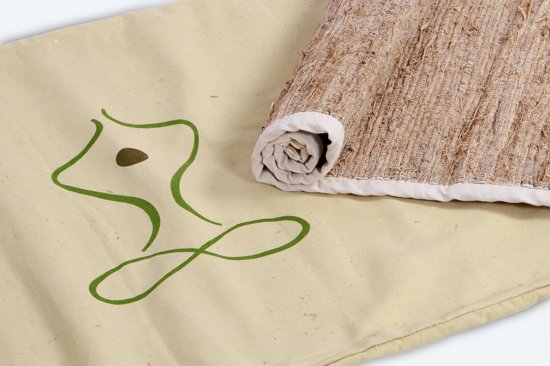 Cooling Vetiver Grass and Neem Meditation Mat Dyed With Neem - Etsy