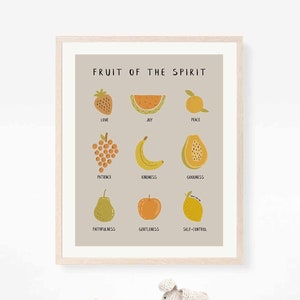 Fruit of the Spirit DIGITAL DOWNLOAD, Love Joy Peace, Christian Bible ...