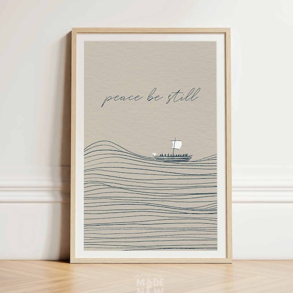 Peace Be Still - Etsy