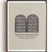 Ten Commandments DIGITAL DOWNLOAD, Jesus Commandment Bible Sketches ...