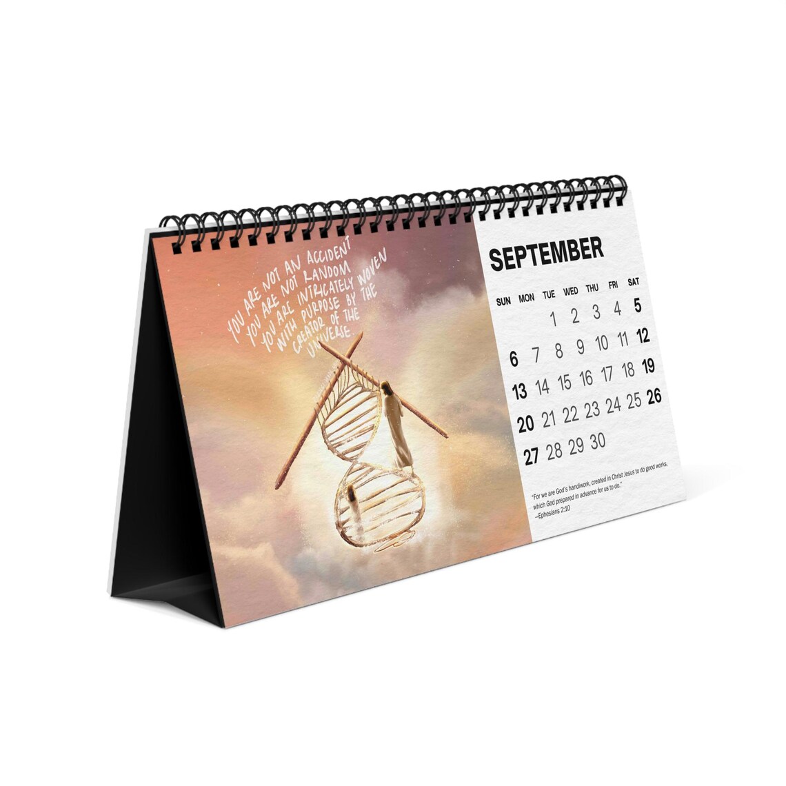 Christian 2026 Calendar Desk, LIMITED EDITION, Christian Artworks Jesus ...