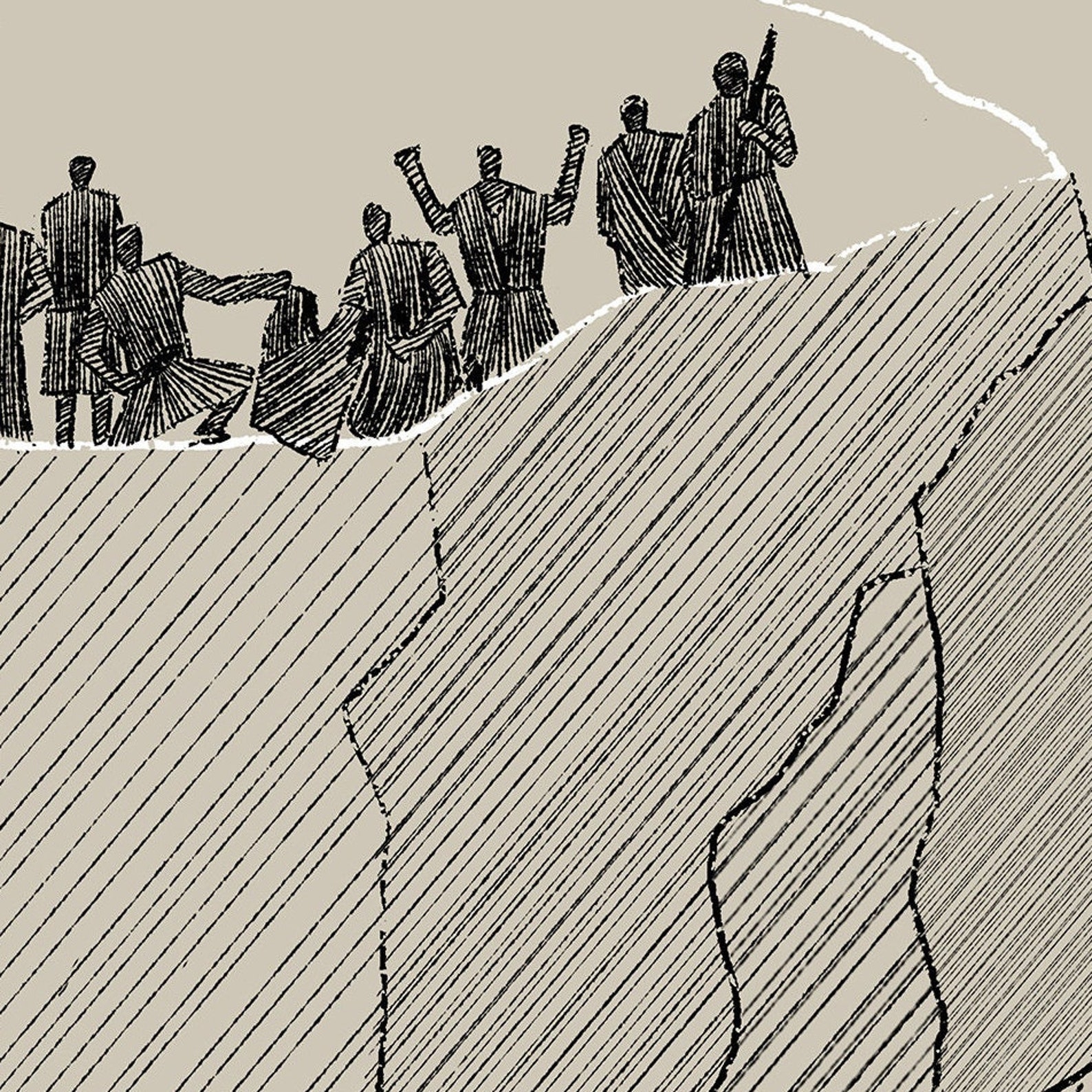 Joseph Thrown Into the Pit DIGITAL DOWNLOAD, Christian Bible Art Modern ...