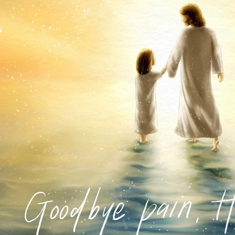 Christian DIGITAL DOWNLOAD PRINTABLE Jesus Horizon Painting - Etsy