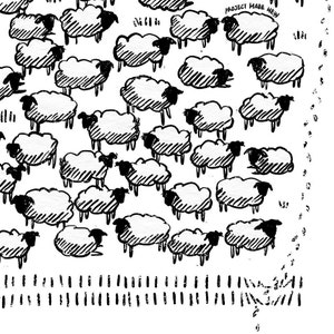 Jesus Leaves the 99 Sheep DIGITAL DOWNLOAD, Bible Sketch Bible Art ...