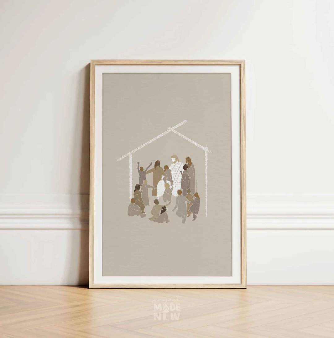 Jesus and Children DIGITAL DOWNLOAD, Let the Children Come Christian ...