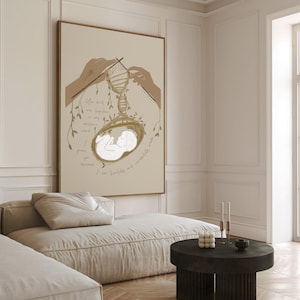 Knitted Me in My Mother's Womb Framed Poster, Psalm 139, Pregnancy ...