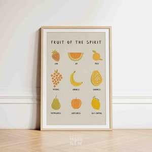 Fruit of the Spirit DIGITAL DOWNLOAD, Love Joy Peace, Christian Bible ...