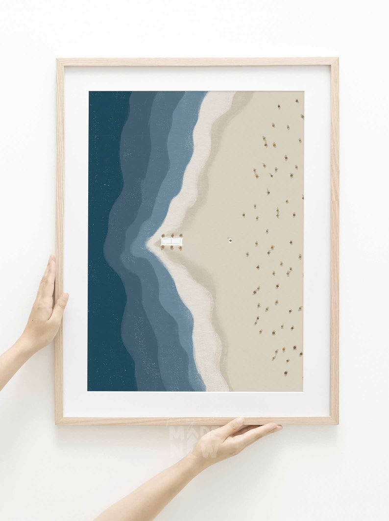 Crossing the Jordan DIGITAL DOWNLOAD, Christian Modern Bible Art, Moses ...