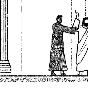 Moses Staff Into Snake DIGITAL DOWNLOAD, Bible Sketches, Christian ...