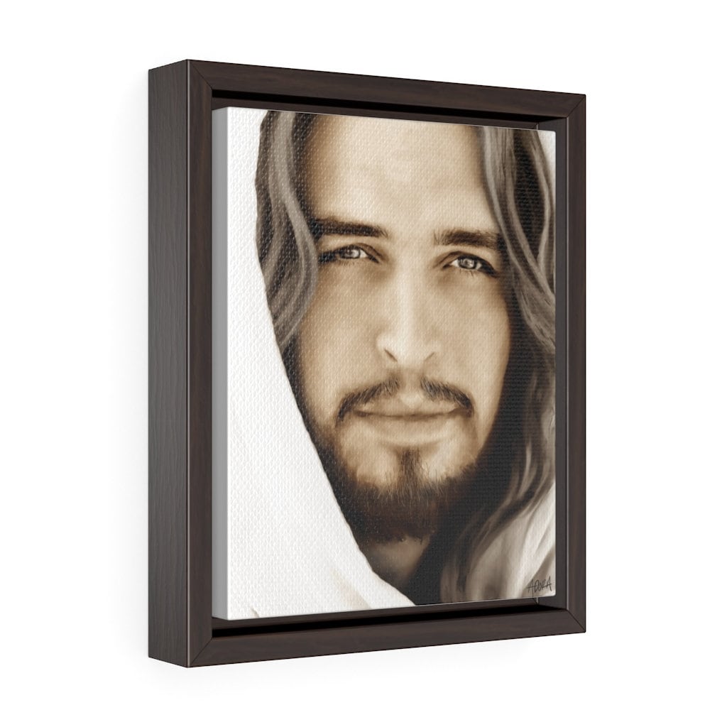 Jesus Portrait Painting With Framed Canvas Jesus Picture | Etsy