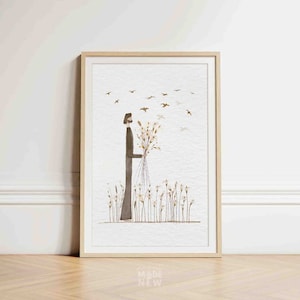 Lilies of the Field Birds in the Air DIGITAL DOWNLOAD, Christian Modern ...