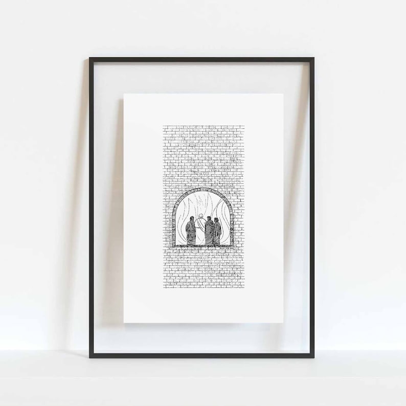 The Fiery Furnace DIGITAL DOWNLOAD Shadrach Meshach Abednego - Etsy