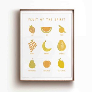Fruit of the Spirit DIGITAL DOWNLOAD, Love Joy Peace, Christian Bible ...