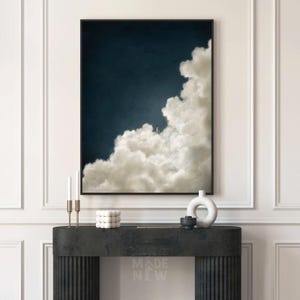 Cloud Canvas Art Painting, Christian Modern Religious Wall Decor, Jesus ...