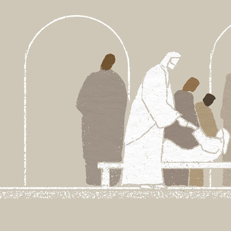 Jesus Raises a Dead Girl DIGITAL DOWNLOAD Jesus Healing - Etsy