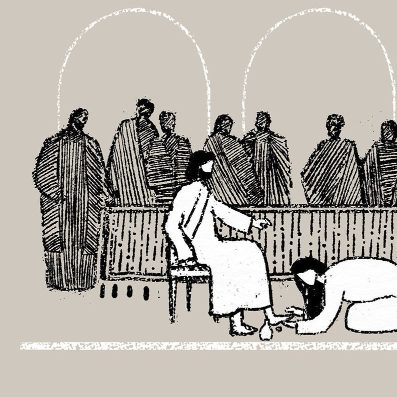 Mary Anointing Jesus DIGITAL DOWNLOAD at the Feet of Jesus - Etsy