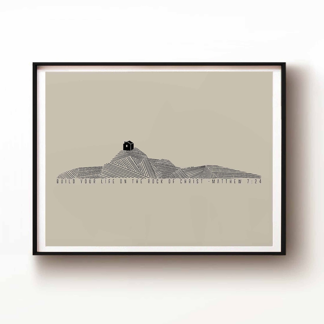 Build Your House on the Rock DIGITAL DOWNLOAD, Jesus Christian Bible ...