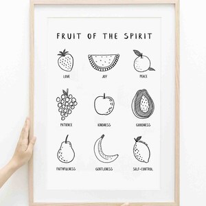 Fruit of the Spirit DIGITAL DOWNLOAD, Love Joy Peace, Christian ...