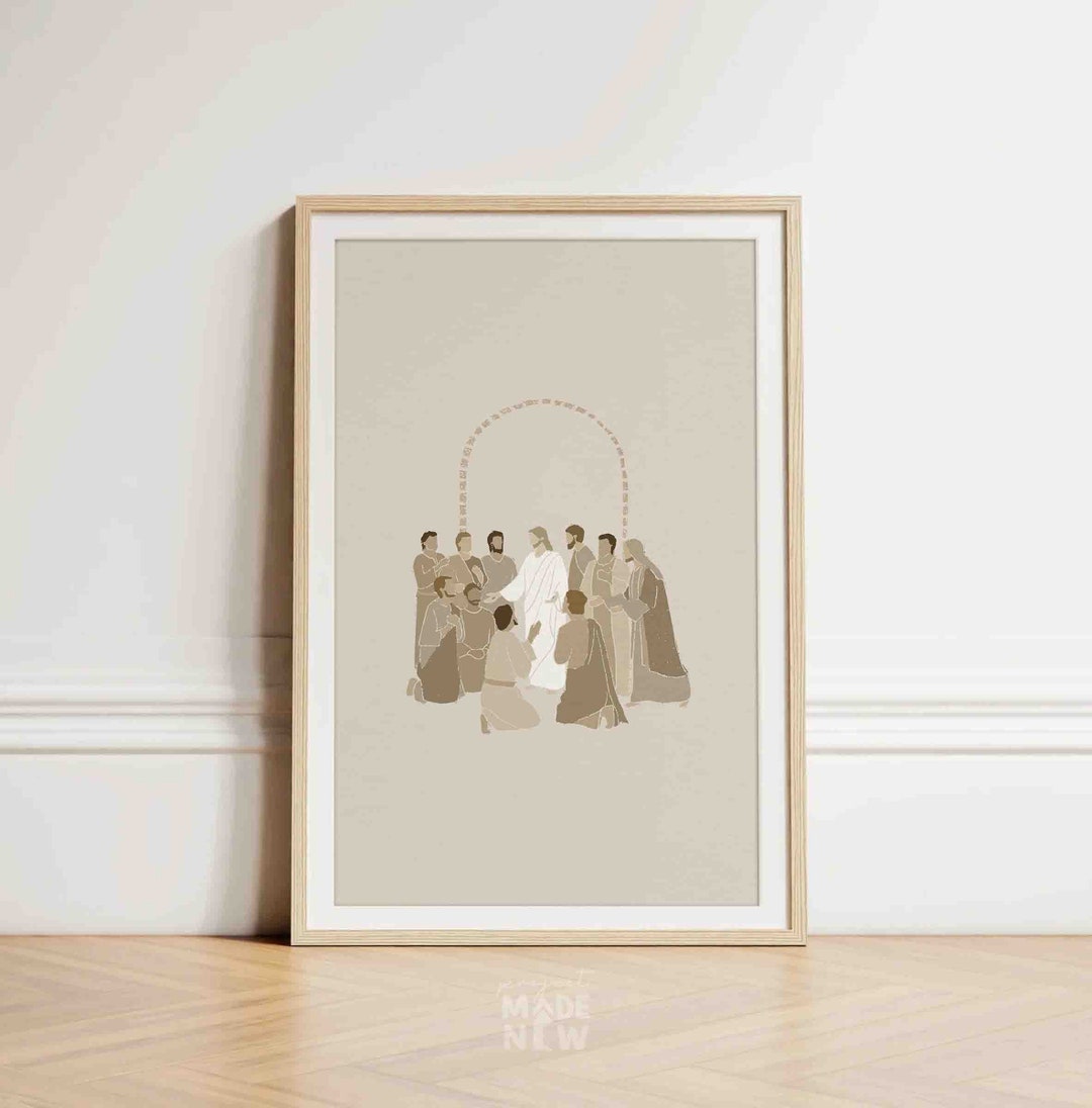 Jesus Christ Post Resurrection Appearance DIGITAL DOWNLOAD, Apostles ...