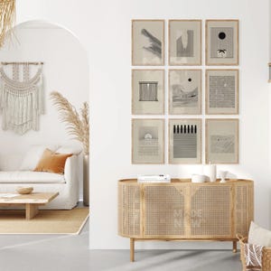 Set of 9 Christian Subtle Wall Art, Christian Minimalist Modern Bible ...