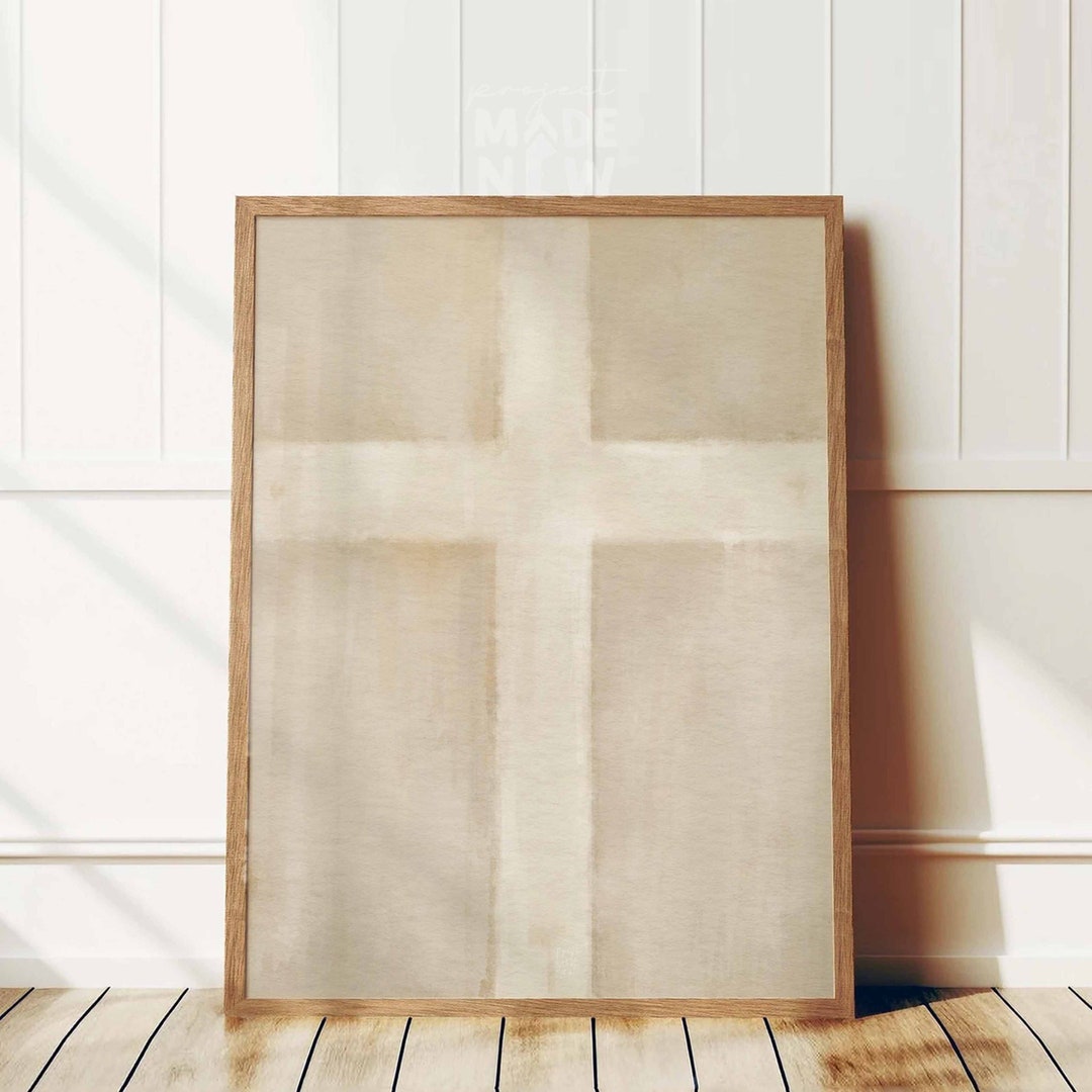 Cross DIGITAL DOWNLOAD, Bible Art Christian Modern Wall Art Boho ...