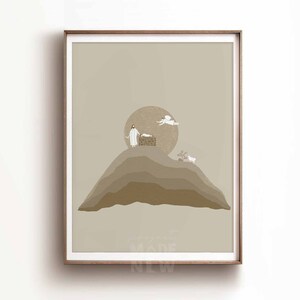 Abraham Sacrifices Isaac DIGITAL DOWNLOAD, Christian Modern Art ...