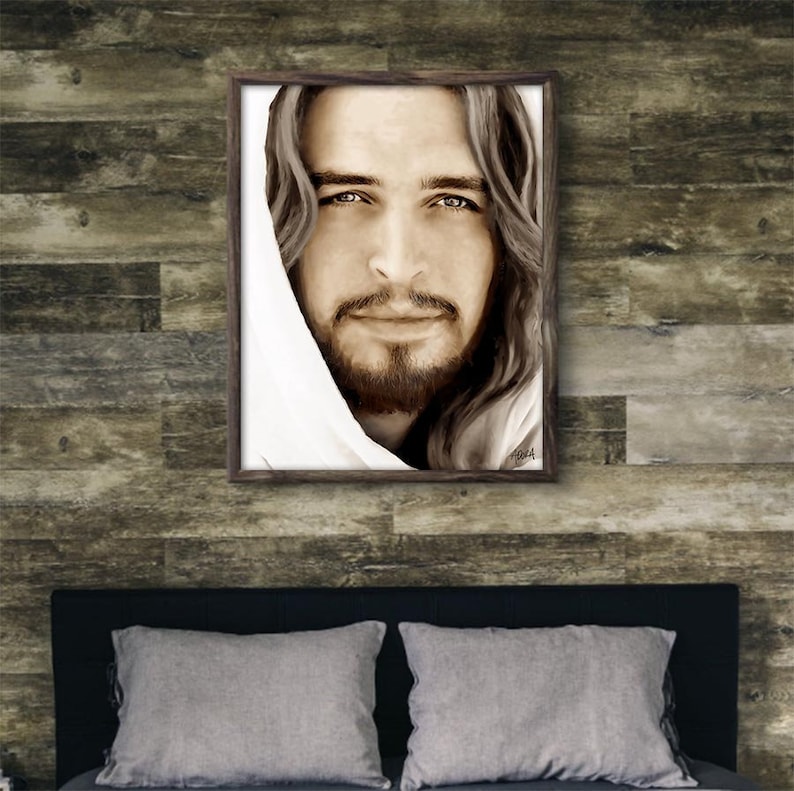 LDS Jesus Christ Portrait Print Jesus Painting Jesus | Etsy