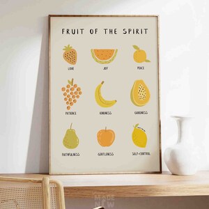Fruit of the Spirit DIGITAL DOWNLOAD, Love Joy Peace, Christian Bible ...