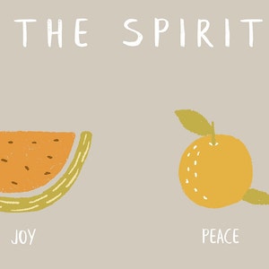 Fruit of the Spirit DIGITAL DOWNLOAD, Love Joy Peace, Christian Bible ...