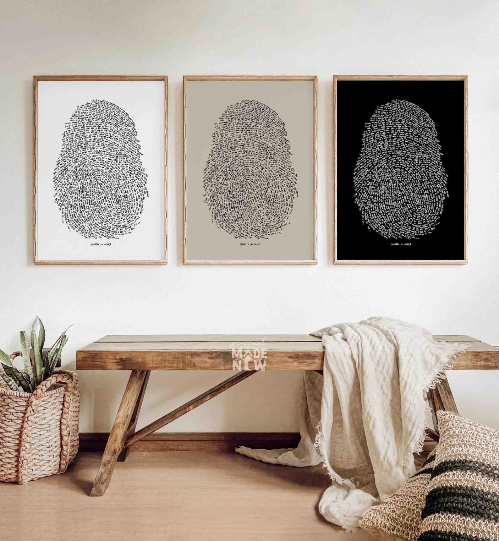 Identity in Christ Thumbprint, Bible Verses Art Christian Scripture ...