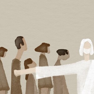 Cast the First Stone DIGITAL DOWNLOAD, Jesus Saves a Sinful Woman Bible ...