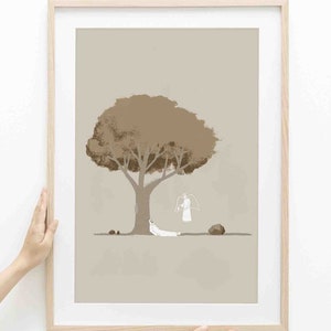 Elijah Under the Juniper Tree DIGITAL DOWNLOAD, Bible Sketches ...
