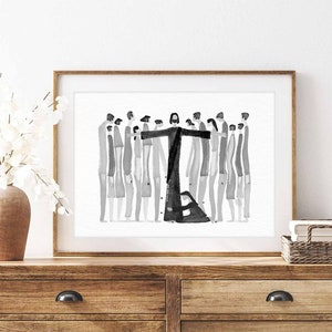 Cast the First Stone DIGITAL DOWNLOAD, Jesus Saves a Sinful Woman Bible ...